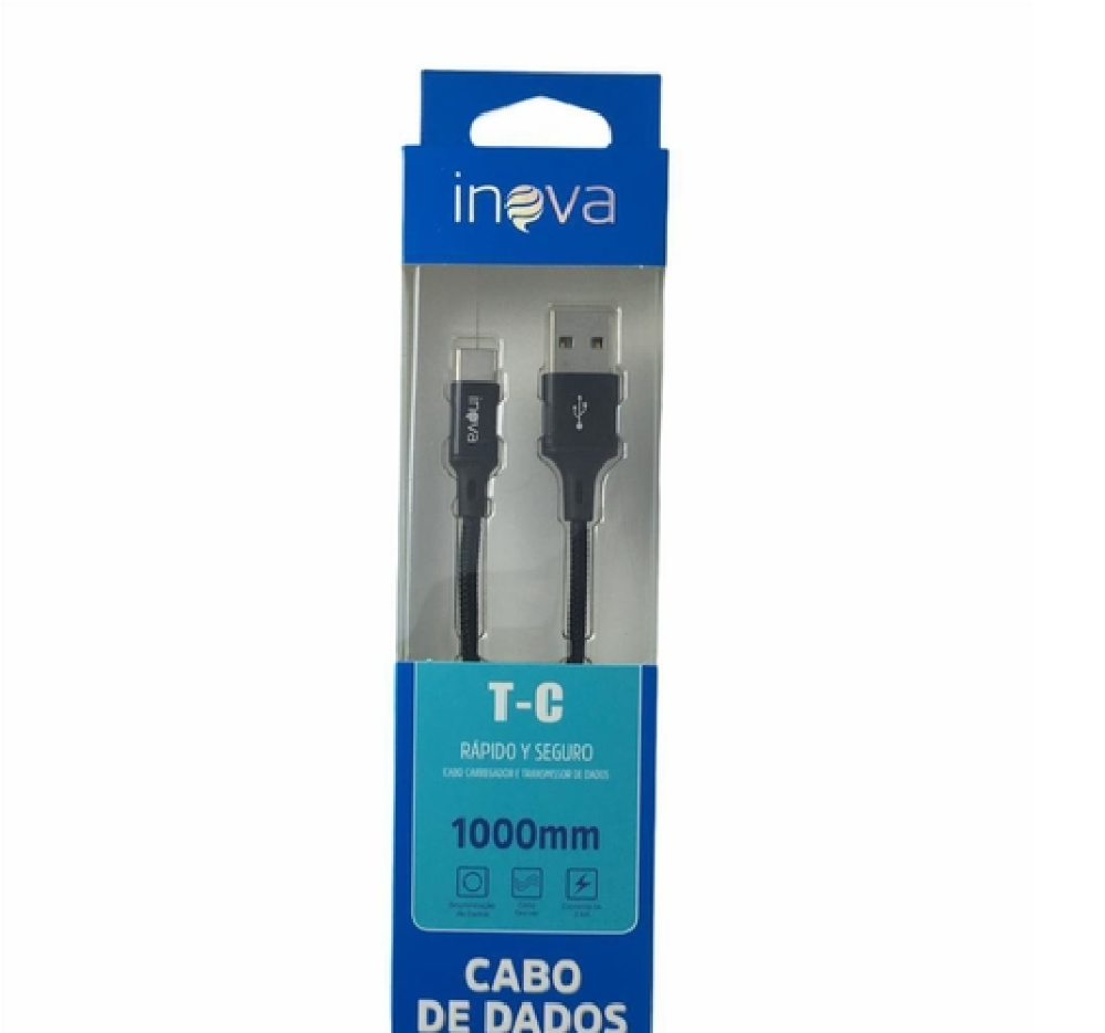 Cabo Usb Tipo C Inova 1 Metro