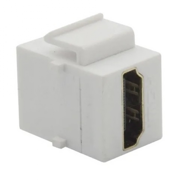 Keystone HDMI Fêmea x Fêmea Mini Padrão IDC