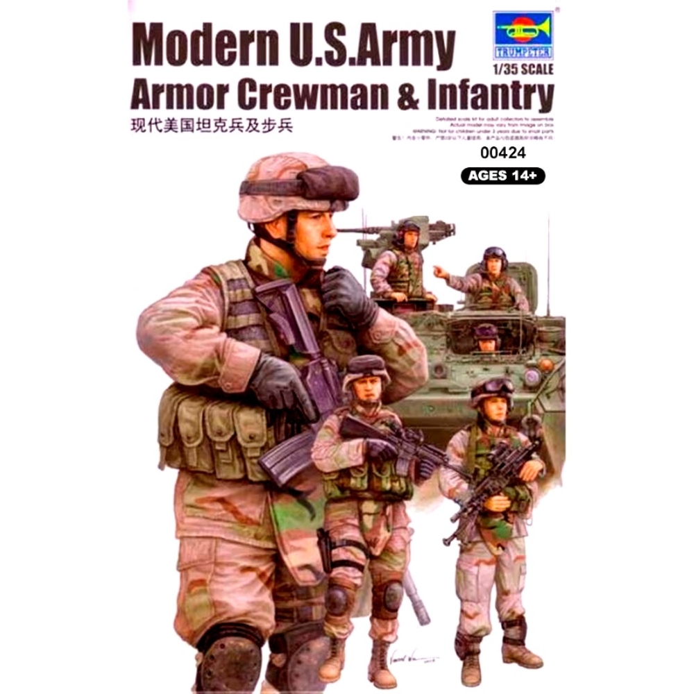 Modern U.S. Army Armor Crewman & Infantry