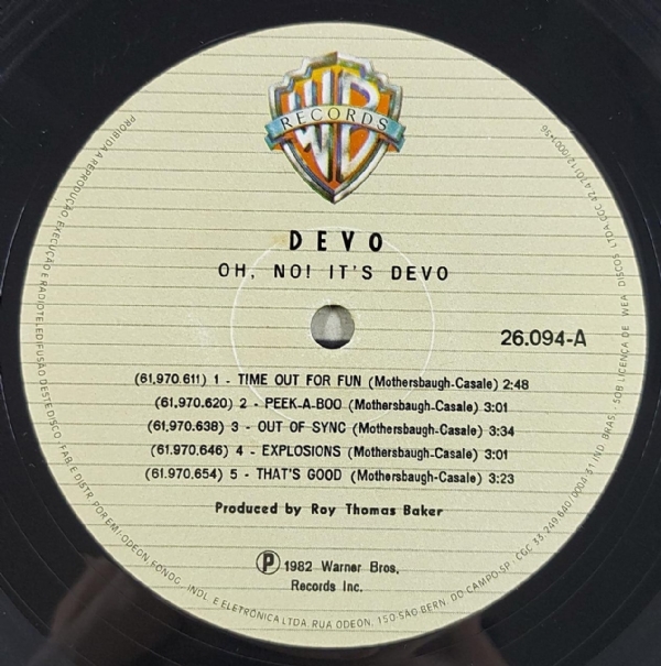 Devo - Oh, No! It's Devo (LP)(Usado)