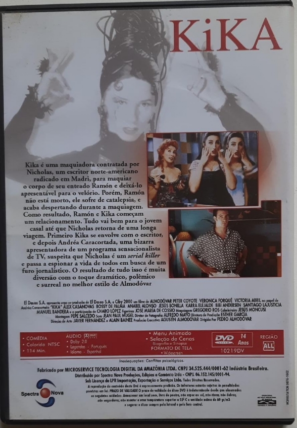 Kika (Almodóvar) (DVD)(Usado)