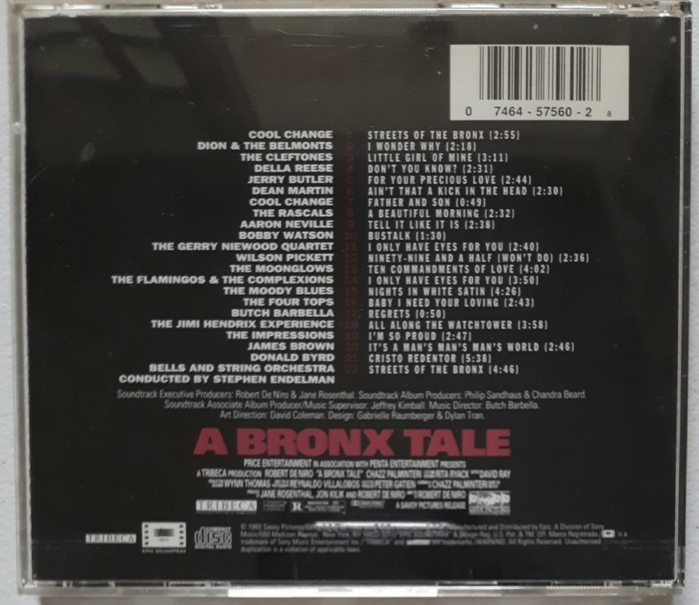 A Bronx Tale (Desafio no Bronx) - Music From The Motion Picture (CD)(Usado)