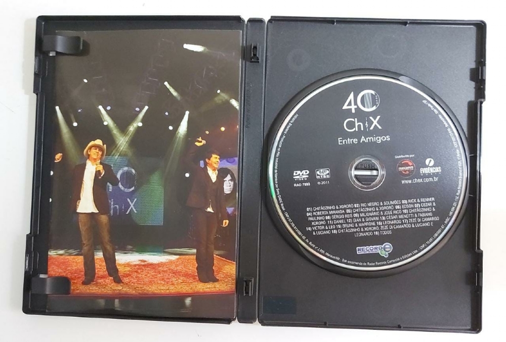 Chitãozinho & Xororó: 40 Anos Entre Amigos (DVD)(USADO)