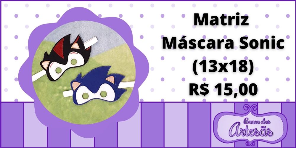 Matriz Máscara Sonic (13x18)