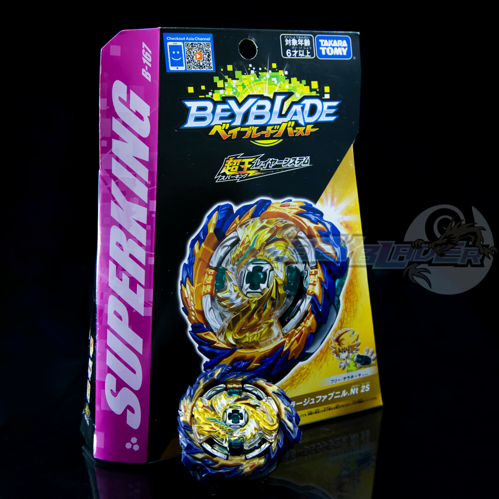 Beyblade Burst Superking B-167 - Mirage Fafnir Nothing 2S - Takara Tomy ...