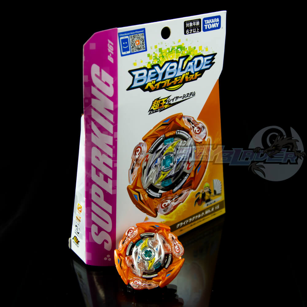 Beyblade Burst Superking B-161 - Glide Ragnaruk.Wh.R 1S- Takara Tomy ...