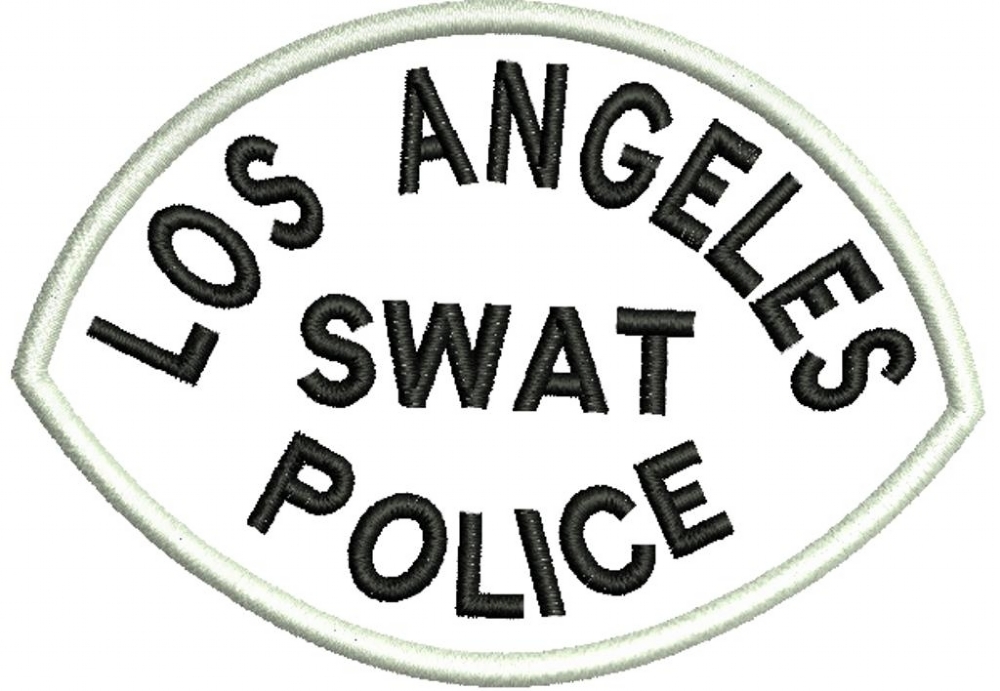 PATCH BORDADO POLICE LOS ANGELES SWAT