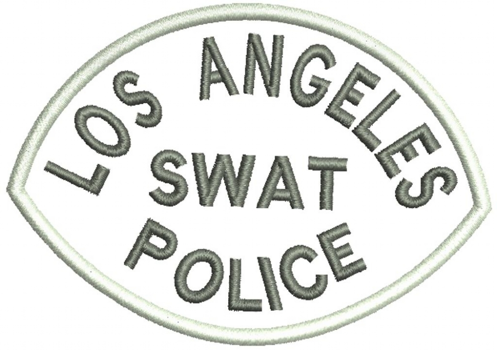 PATCH BORDADO POLICE LOS ANGELES SWAT