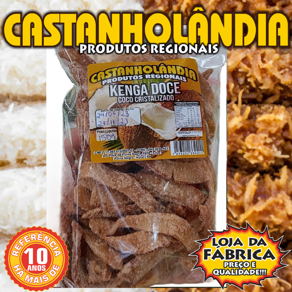 KENGA DOCE 150g (Kenga de Natal/RN)