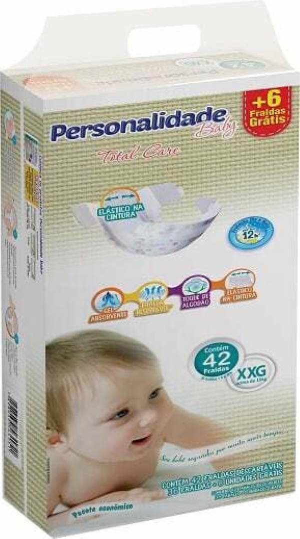 Personalidade Baby Total Care XXG c/ 42 unidades