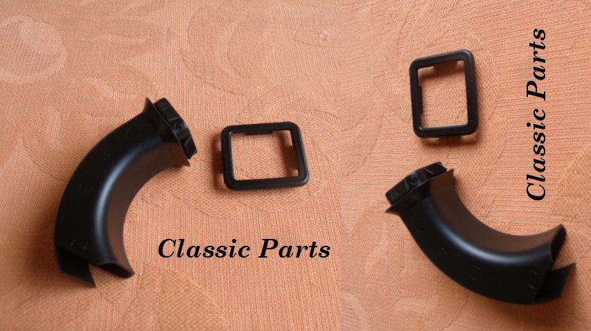 KIT ( 4 PEÇAS) MOLDURA + TUBO PASSA FIO PORTA DIANTEIRA FAMILIA FIAT ...