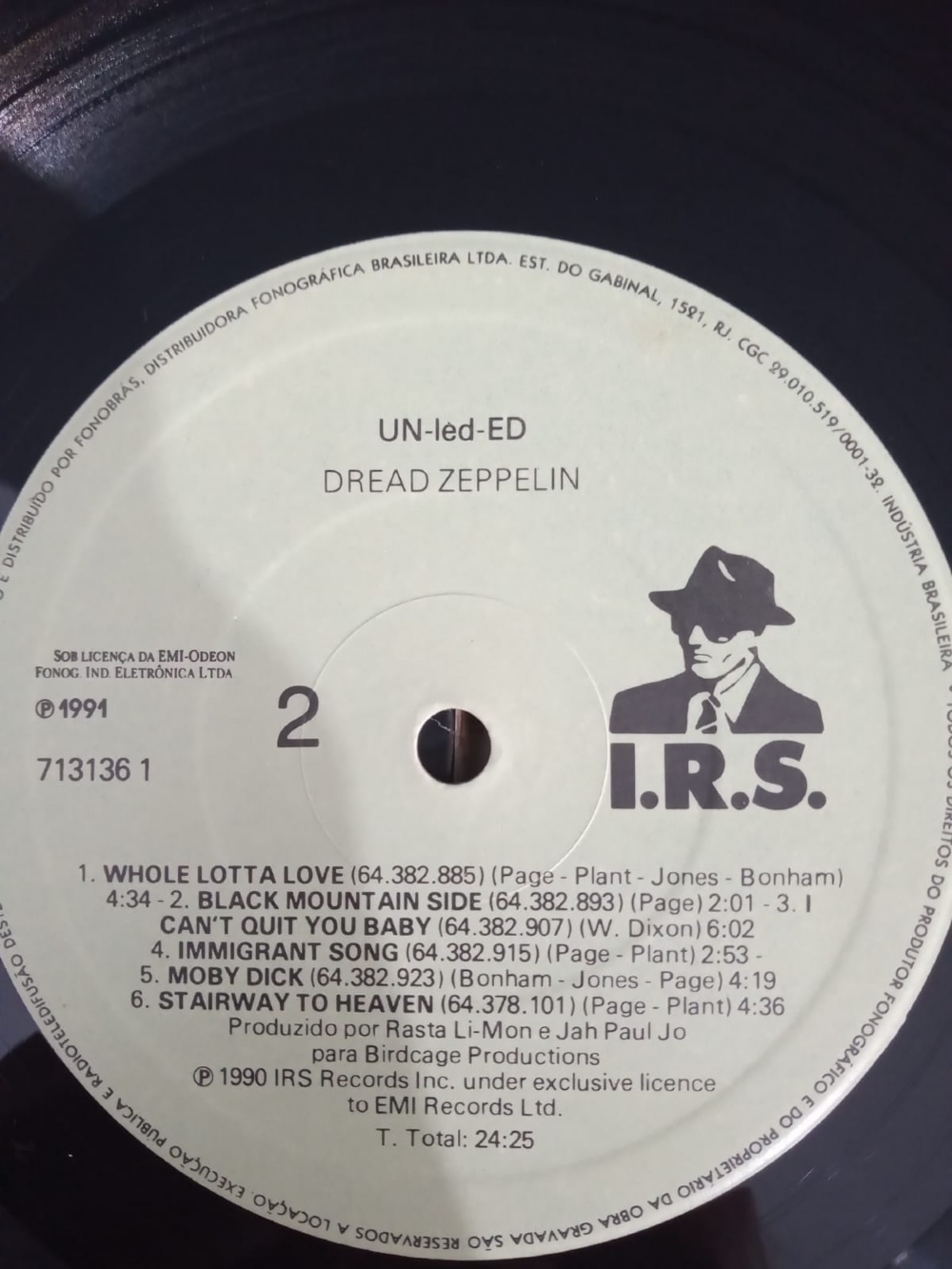 Disco de Vinil - Dread Zeppelin - 'Un-led-ED'