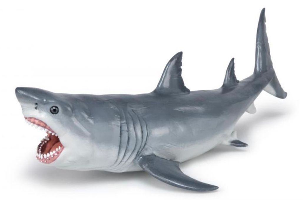 Megalodon grande tubarão pré-histórico replica colecionável em ...