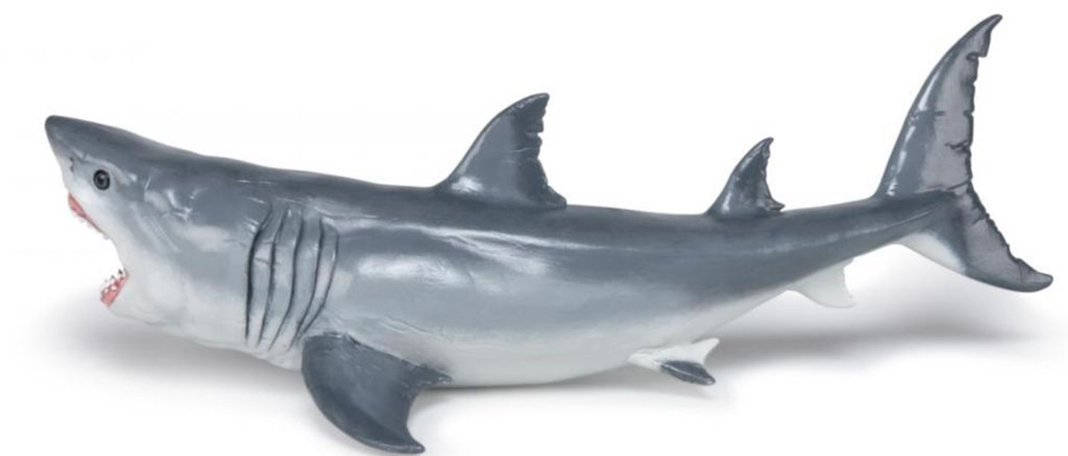 Megalodon grande tubarão pré-histórico replica colecionável em ...