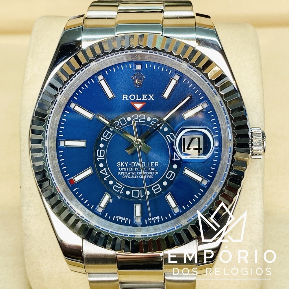 Rolex Sky-Dweller Azul | Réplicas de Relógios Premium AAA