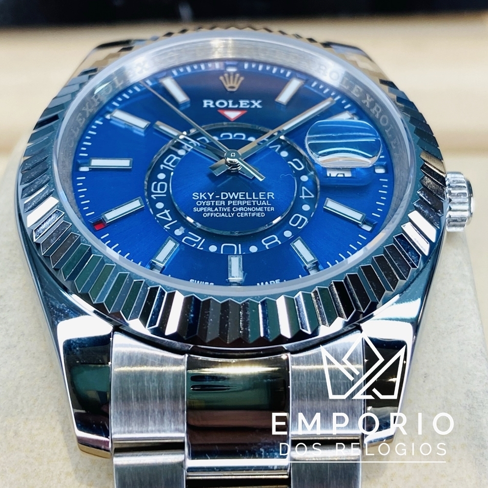 Rolex Sky-Dweller Azul | Réplicas de Relógios Premium AAA