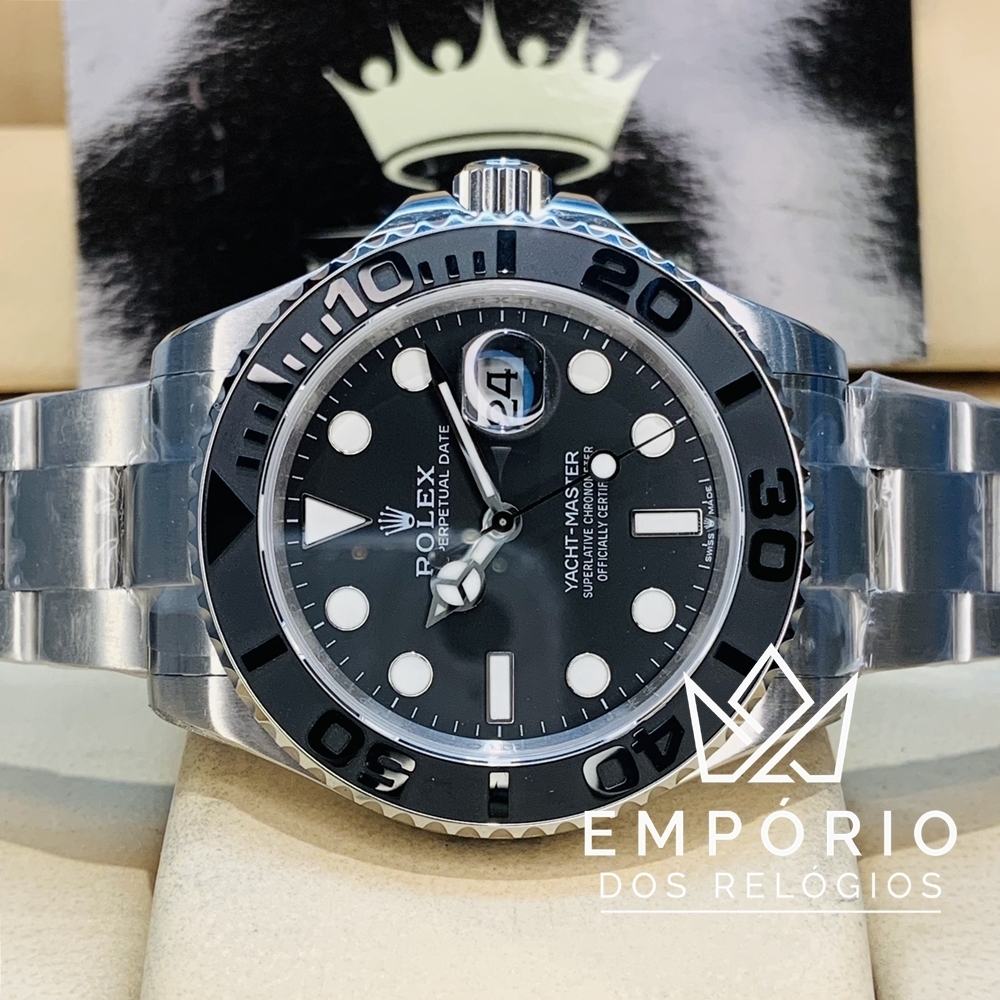 Rolex Yacht-Master 42 Titânio RLX | Réplicas de Relógios Premium AAA