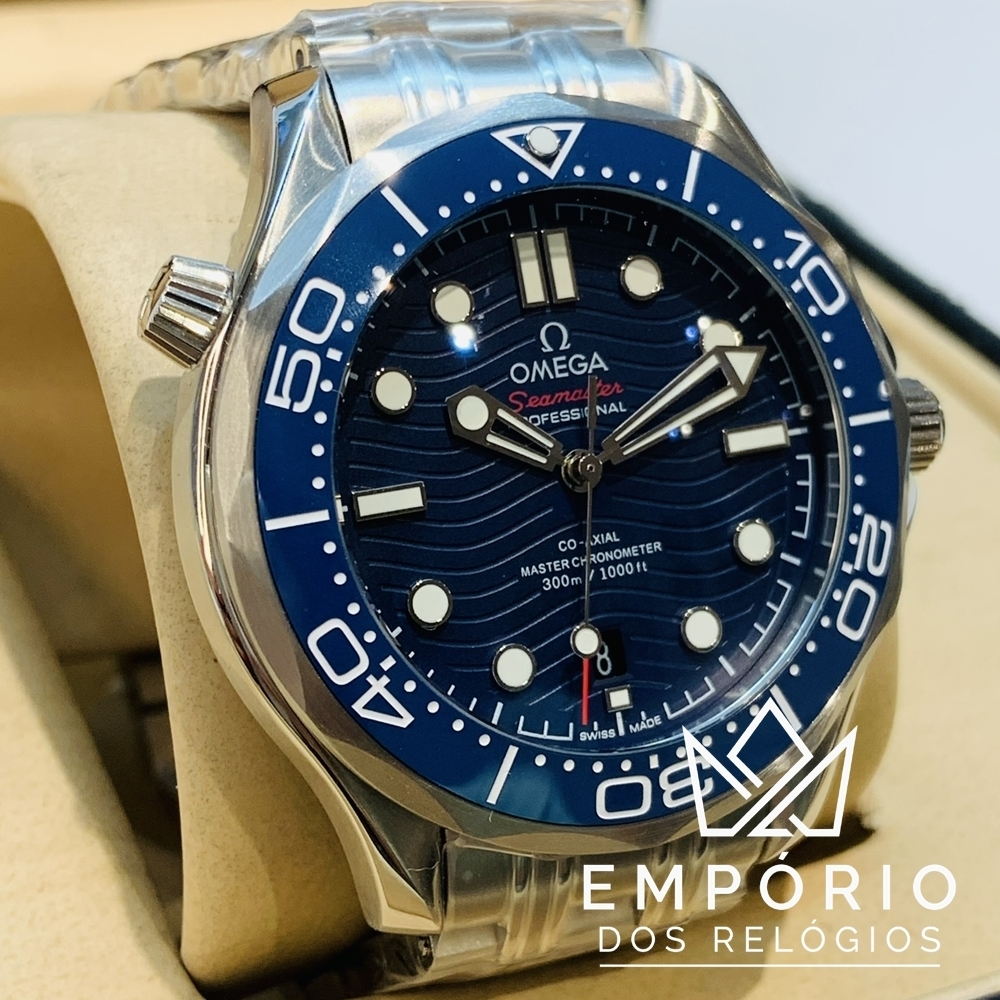 Omega Seamaster Diver 300M Azul | Réplicas de Relógios Premium AAA