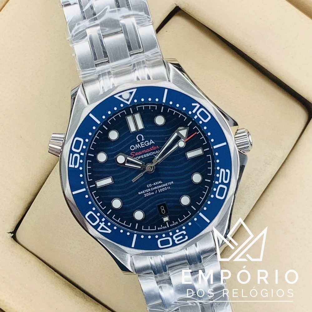 Omega Seamaster Diver 300M Azul | Réplicas de Relógios Premium AAA
