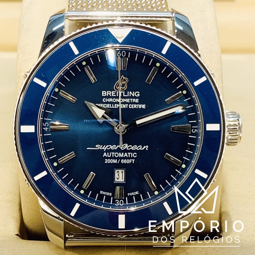 Breitling Superocean Heritage B20 Automatic Azul | Réplicas de Relógios ...