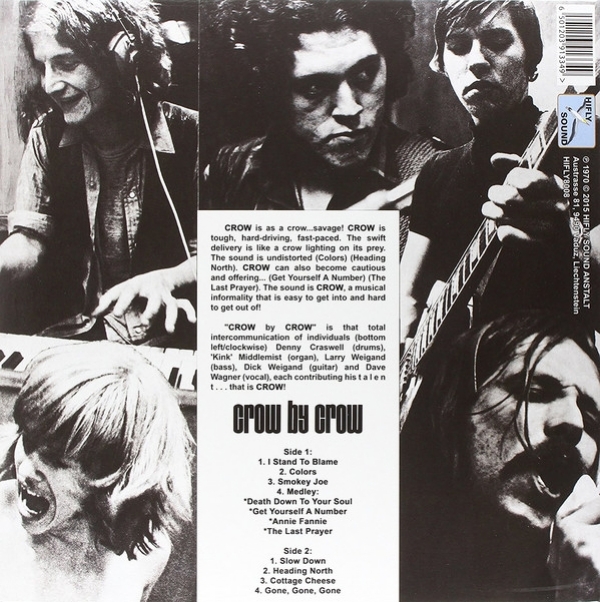 Disco De Vinil Novo - Crow - Crow By Crow Lp 180 G
