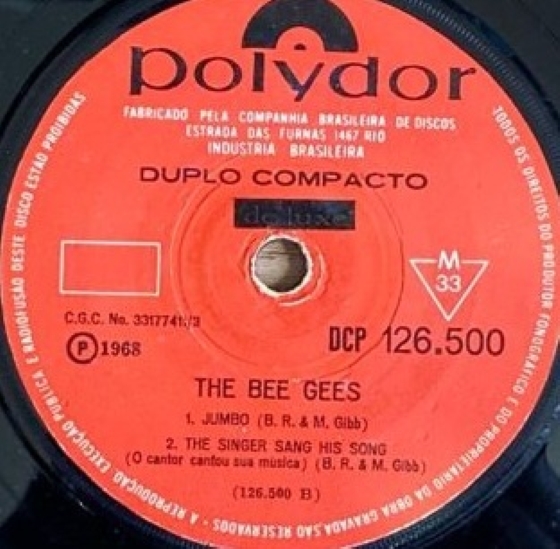 Single De Vinil Usado - Bee Gees - Jumbo EP