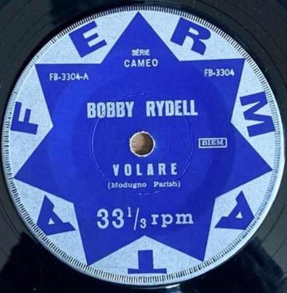 Single De Vinil Usado - Bobby Rydell - Volare / Sway