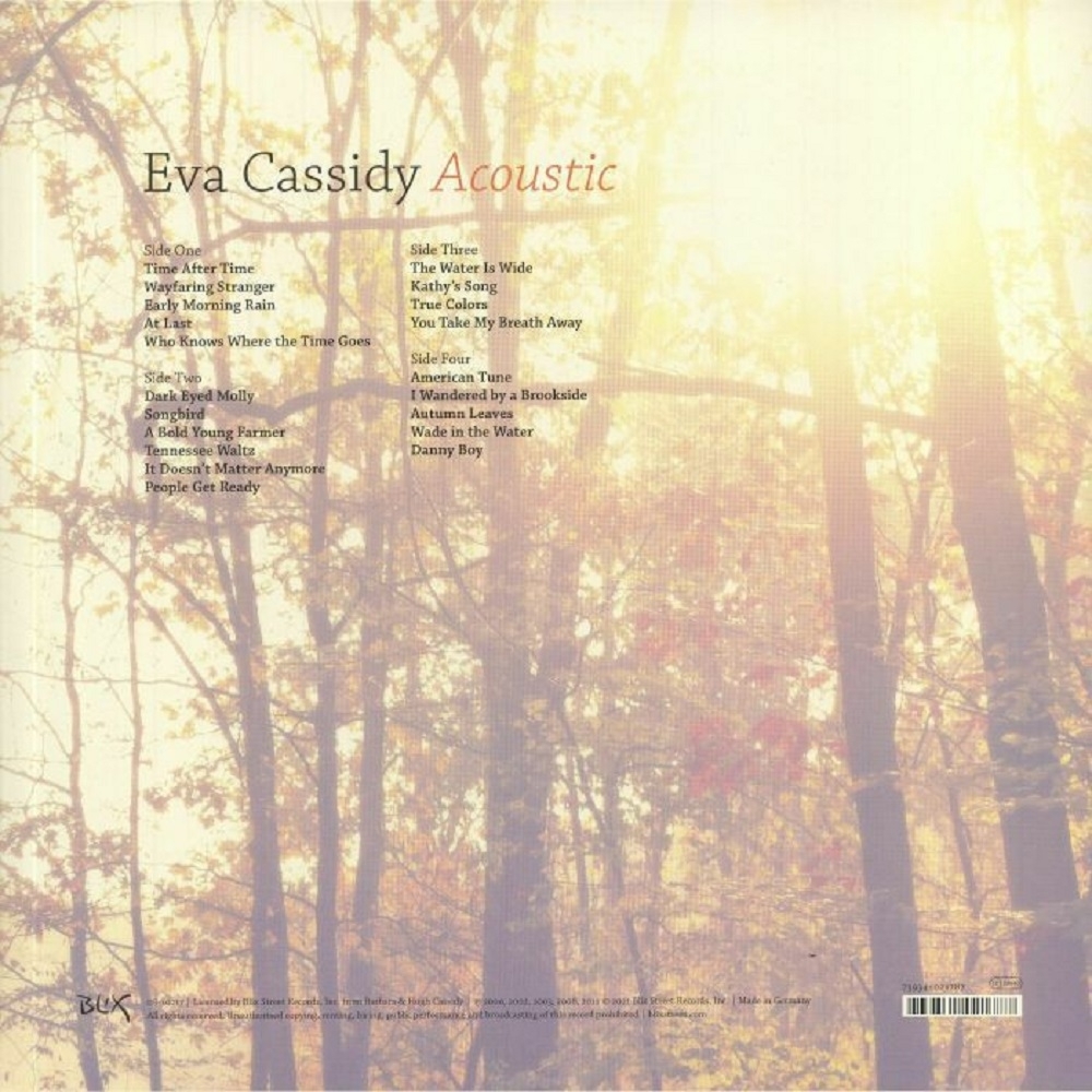 Disco De Vinil Novo - Eva Cassidy - Acoustic Lp Duplo 180 G