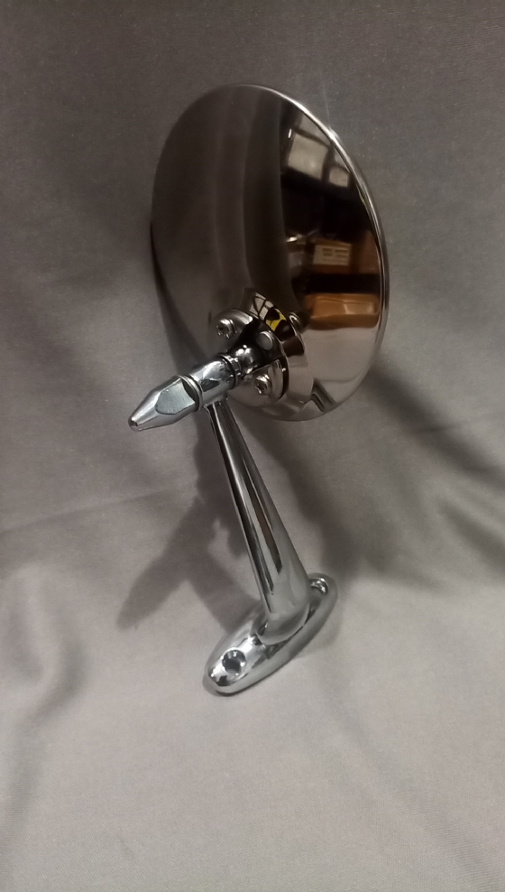 Retrovisor hot rod modelo peep mirror curvo