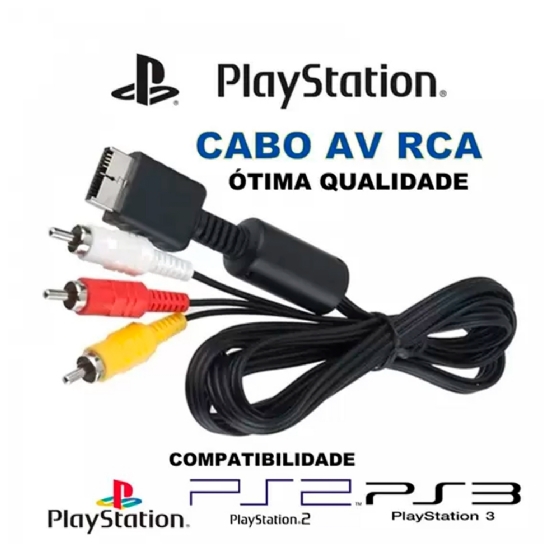 CABO ADAPTADOR PARA PS2 AV 1.85M 035-0042 - CHIPSCE