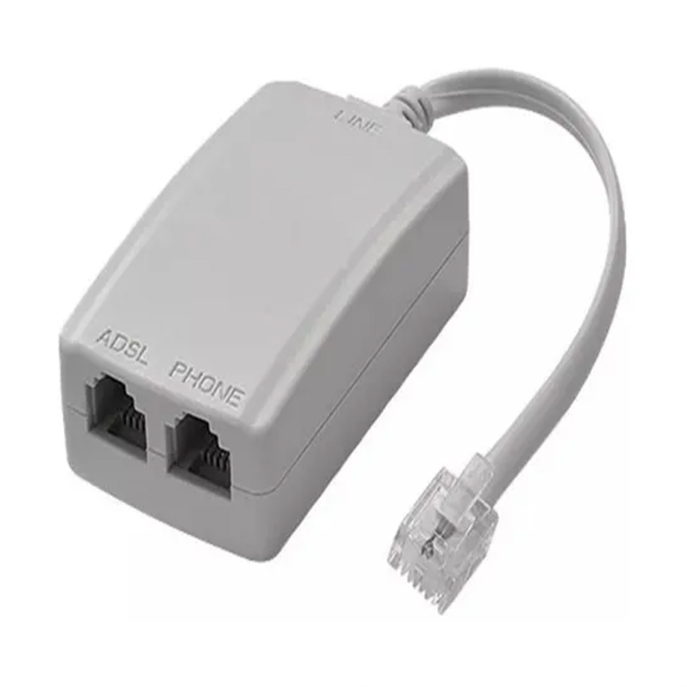 Filtro Modem ADSL GV Brasil 2 RJ11 Branco - FRT002