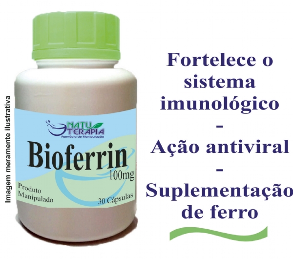 Bioferrin 2000 (Lactoferrina) 100mg - 30 cápsulas