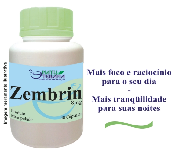 Zembrin 8mg - 30 cápsulas