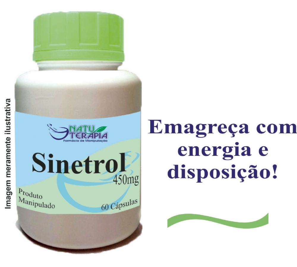 Sinetrol 450mg - 60 cápsulas