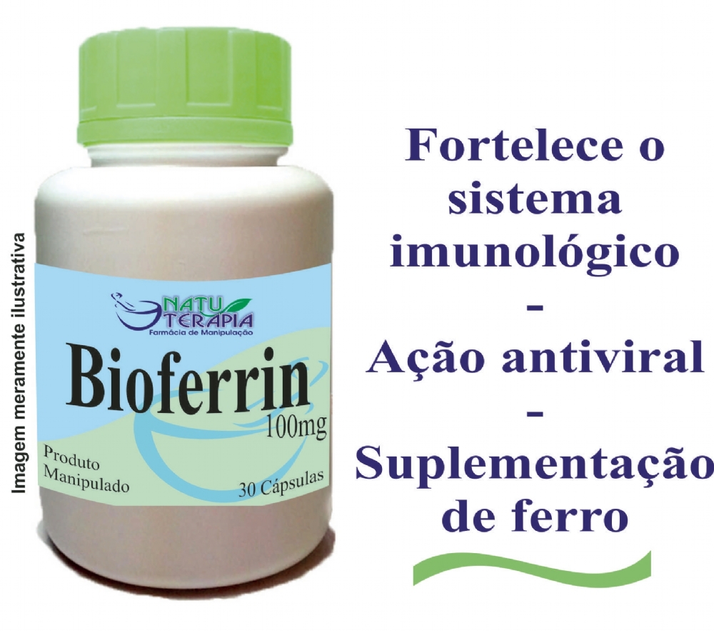 Bioferrin 2000 (Lactoferrina) 100mg - 30 cápsulas