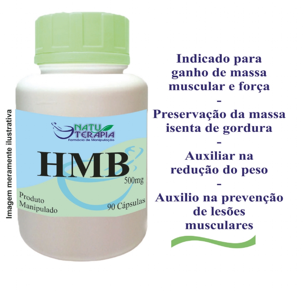 HMB 500mg - 90 cápsulas