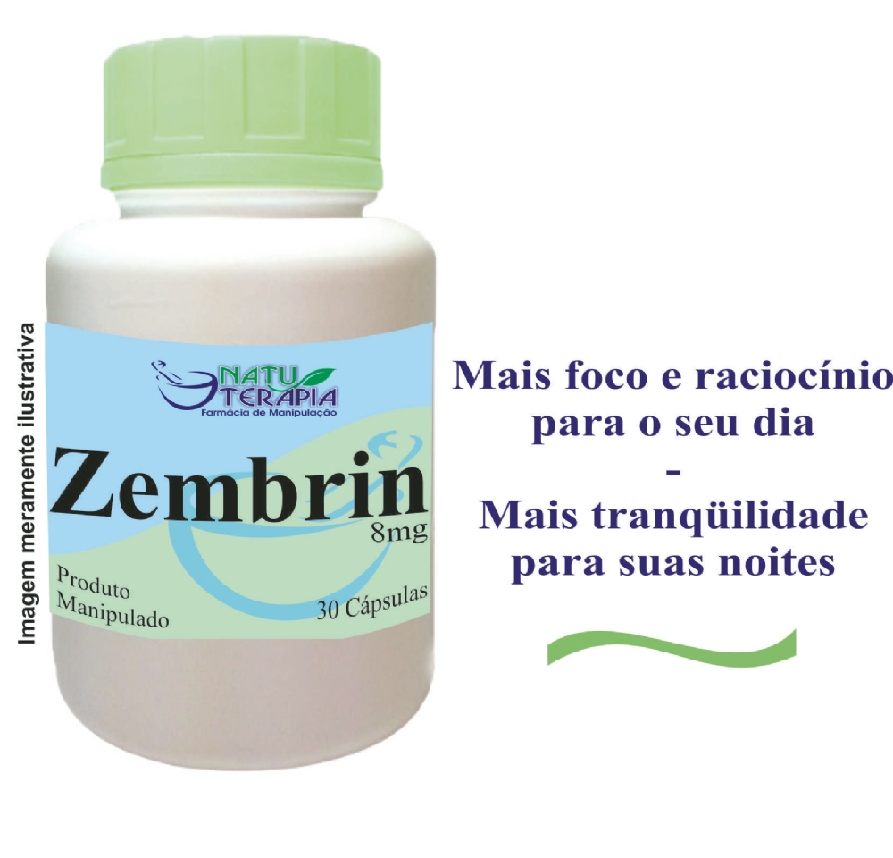 Zembrin 8mg - 30 cápsulas