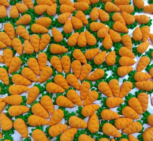 MINI CENOURAS 100 UNIDADES