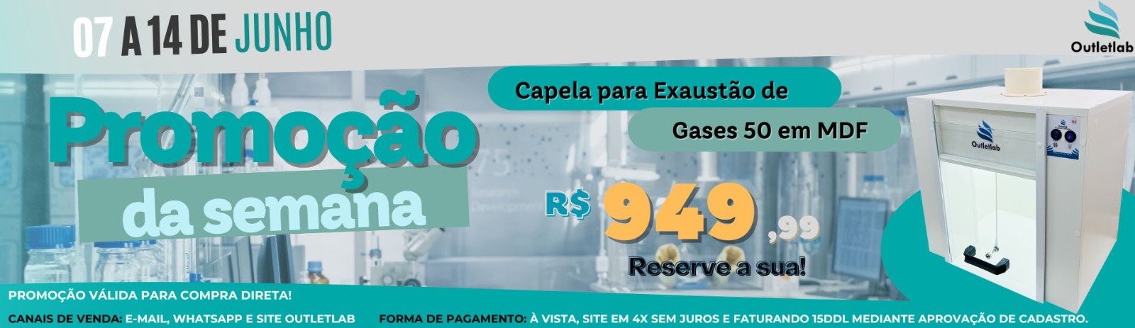 OUTLETLAB - Equipamentos para Laboratório