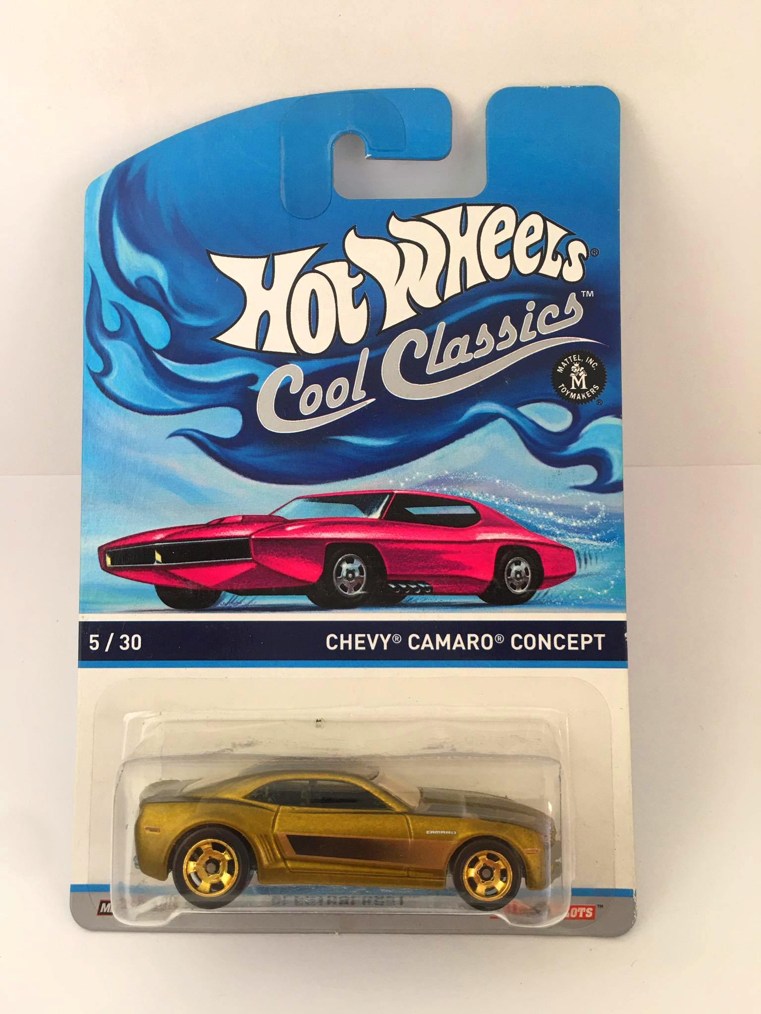Hot Wheels - Chevy Camaro Concept Dourado - Cool Classics