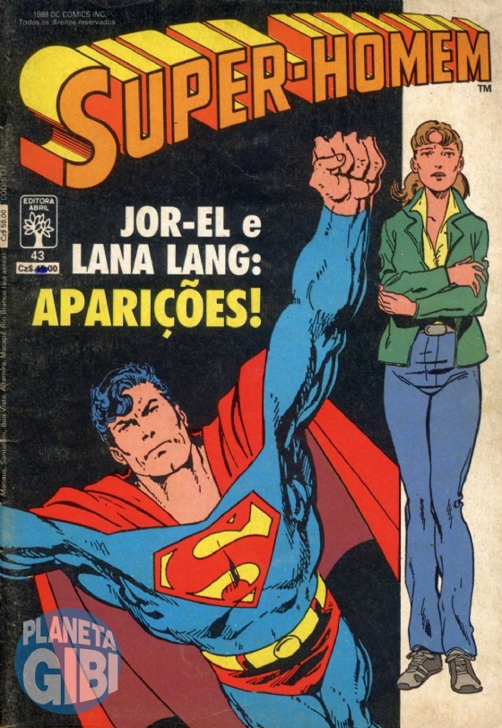 Super-Homem [Abril - 1ª série] nº 043 jan/1988 - Quem Sou Eu, Afinal?