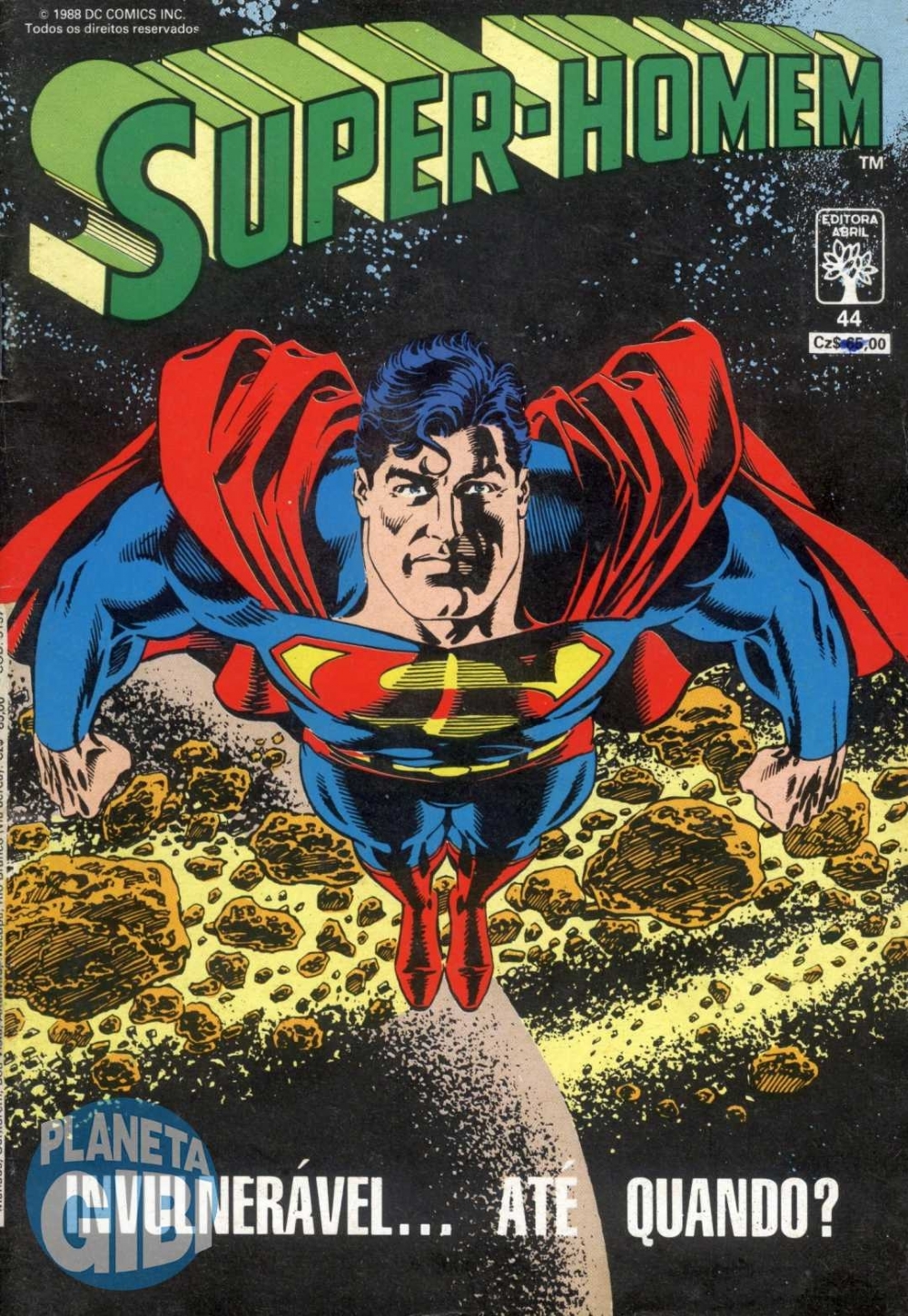 Super-Homem [Abril - 1ª série] nº 044 mar/1988 - Coração Pedra
