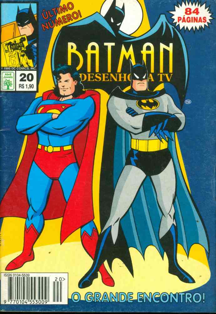 Batman O Desenho da TV nº 020 out/1995 - Última edição
