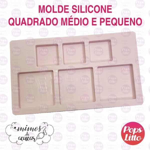 Molde Quadrado Médio e Pequeno