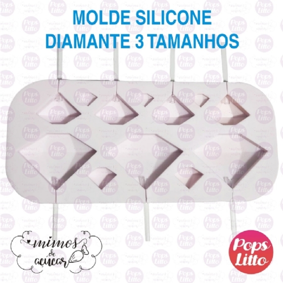 Molde Diamante com Aplique