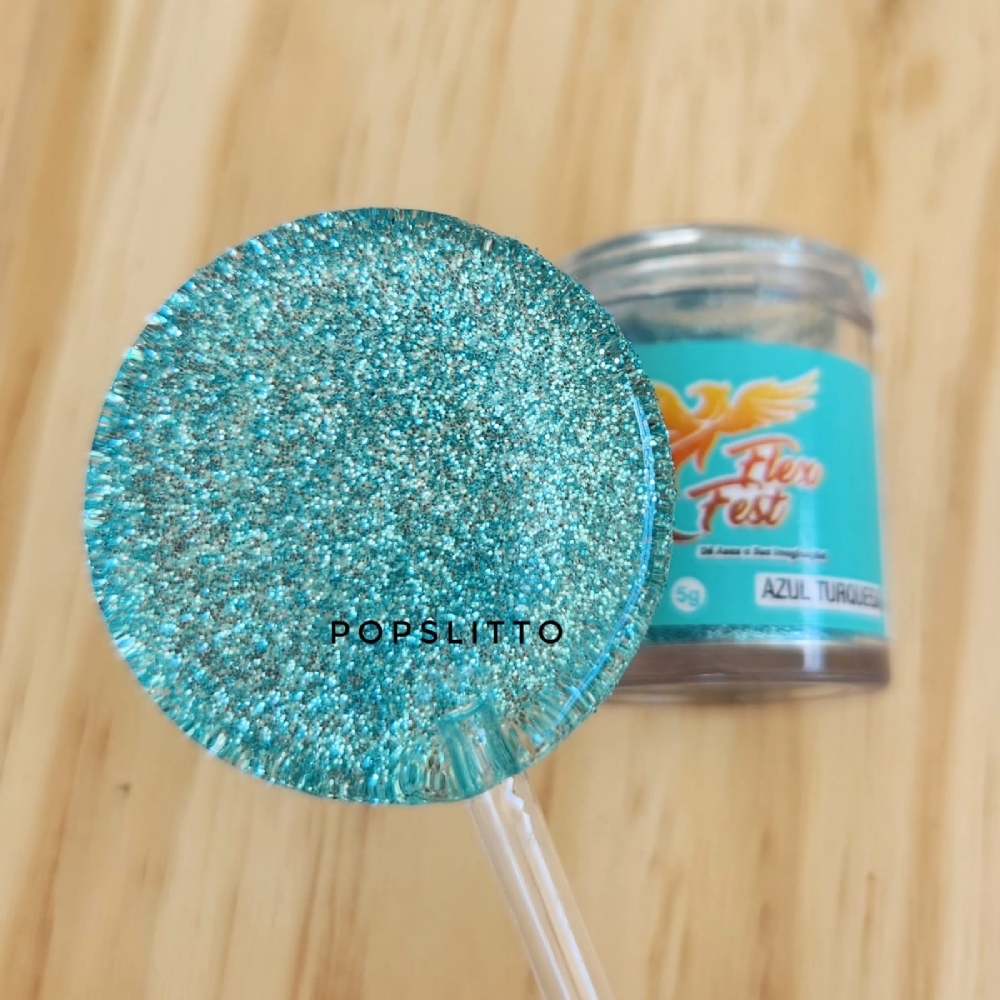 Glitter Azul Turquesa