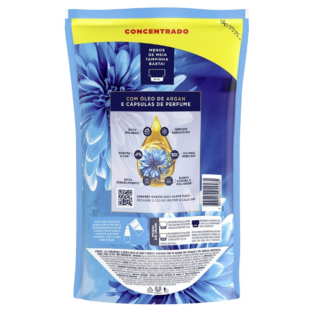 Amaciante Concentrado Comfort Intense Original Refil 900Ml