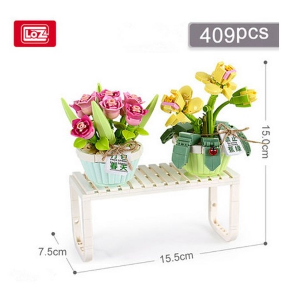 [17268] YP Flower - Mini-Blocos de Montar - 409 peças