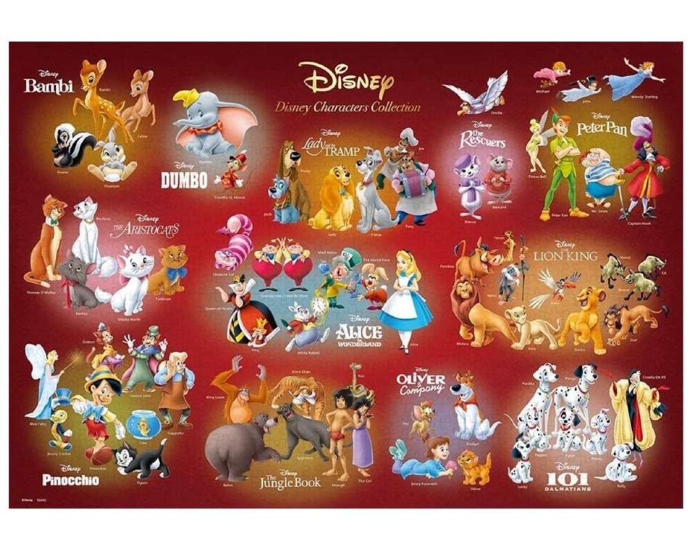 [17665] Disney Characters Collection - 1000 peças