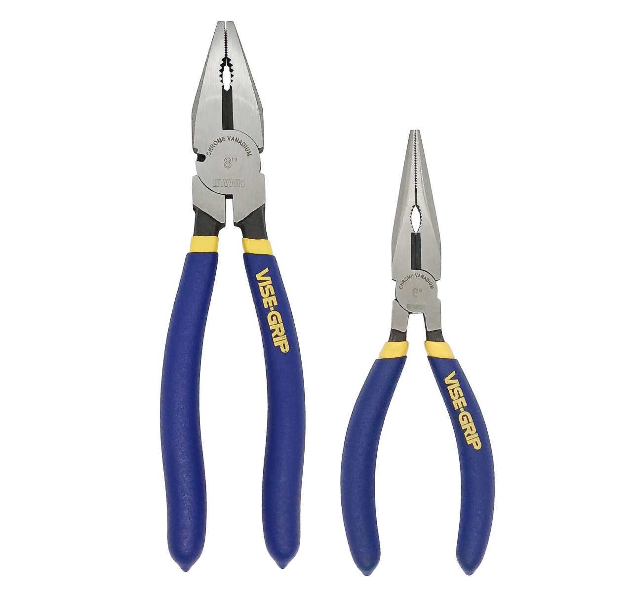 Kit Alicate Universal 8 Pol E Alicate Meia Cana 6 Pol Irwin